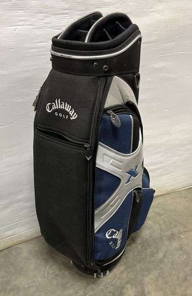 Blue Callaway golf bag, 36"H, good - Albrecht Auction Service