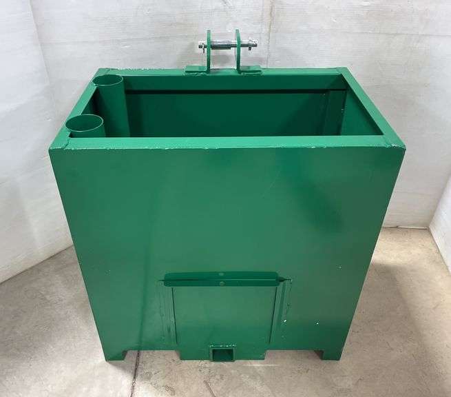 3-Point Ballast Box, Counterweight box with standard 2" hitch receiver ...
