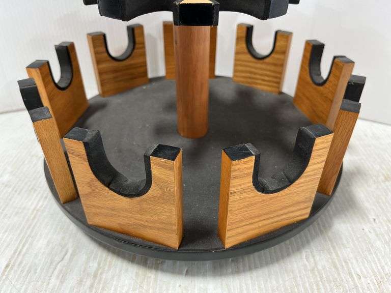 Nine-gun pistol carousel, 12"Dia - Albrecht Auction Service