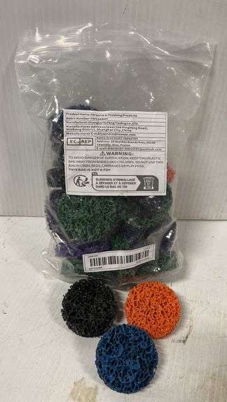 Quick change strip disc, (25) pieces quick change ceramic and silicon ...