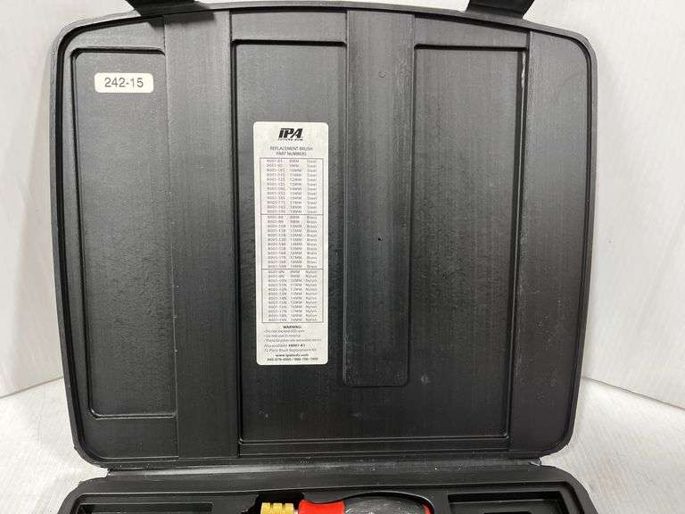 IPA (37) piece bore brush set, includes: No. 8001D, 1/2" driver, 12 ...