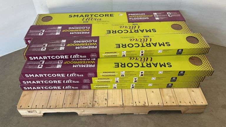 (15) Boxes of Smartcore waterproof flooring, Lexington Oak, 236.4 sq ...