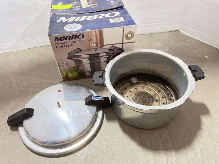 12-Quart Mirro pressure cooker/canner, 15" x 9"H, good, used once ...