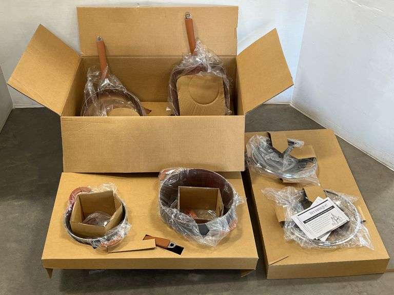 Technique hard anodized nonstick cookware set with lids, up to 9 1/2 ...