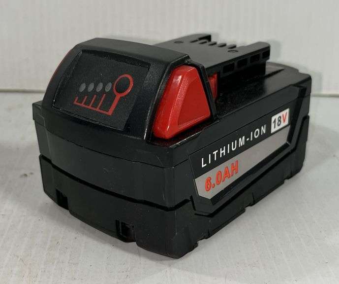 18V Lithium-ion 6.0 Ah battery, extended capacity high-performance, new ...