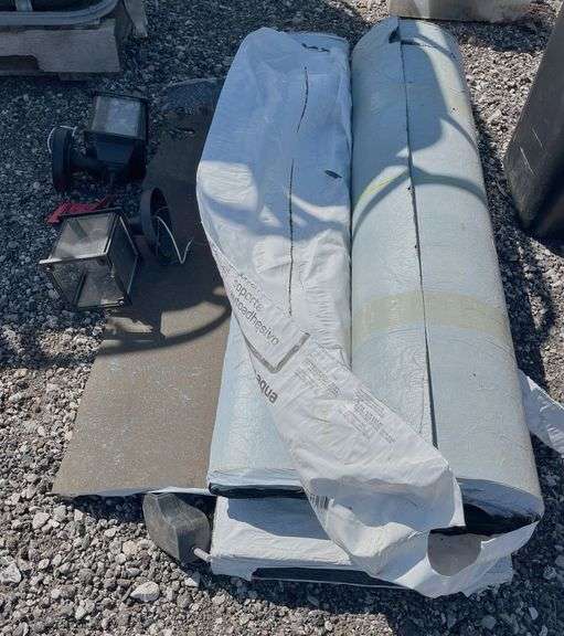 Bundle of shingles, dual black noir double, (2) Rolls of ice and water ...