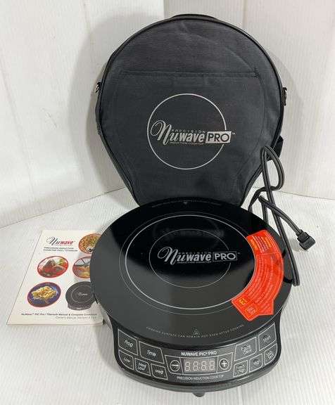 NuWave Pro induction cooktop with carry bag, bag- 14 1/2"H, new ...