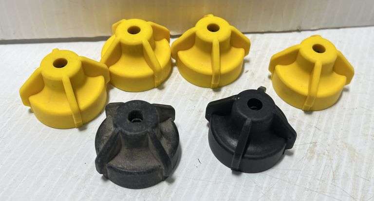 (6) Check valve caps - Albrecht Auction Service