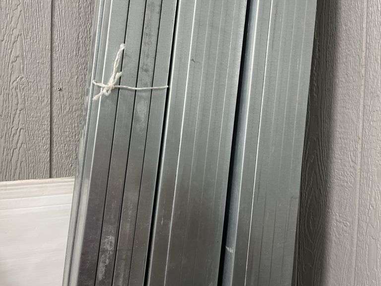 (58) Galvanized steel track, 25-gauge for metal studs, include: 5 ...