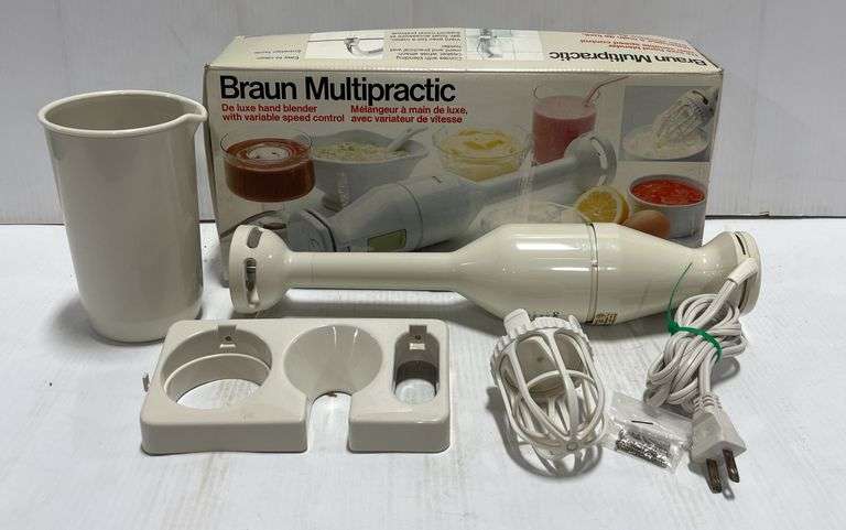 BRAUN Multipractic Deluxe, hand blender with variable speed control ...