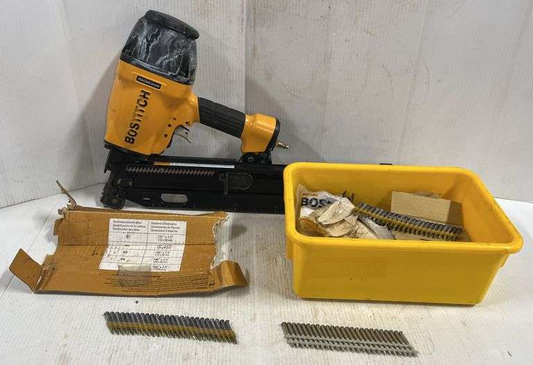 Bostitch framing and metal connector nailer, framing nail tip and metal ...