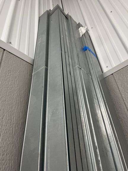 (58) Galvanized steel track, 25-gauge for metal studs, include: 5 ...