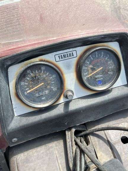 1981 Yamaha Excel III snowmobile, 3453 miles, does not run, engine ...