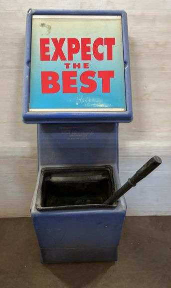 Windshield washing station, 37"H, used - Albrecht Auction Service