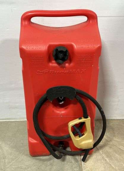 Flo-N-Go Duramax rolling gas tank, 14-gallon, good - Albrecht Auction ...