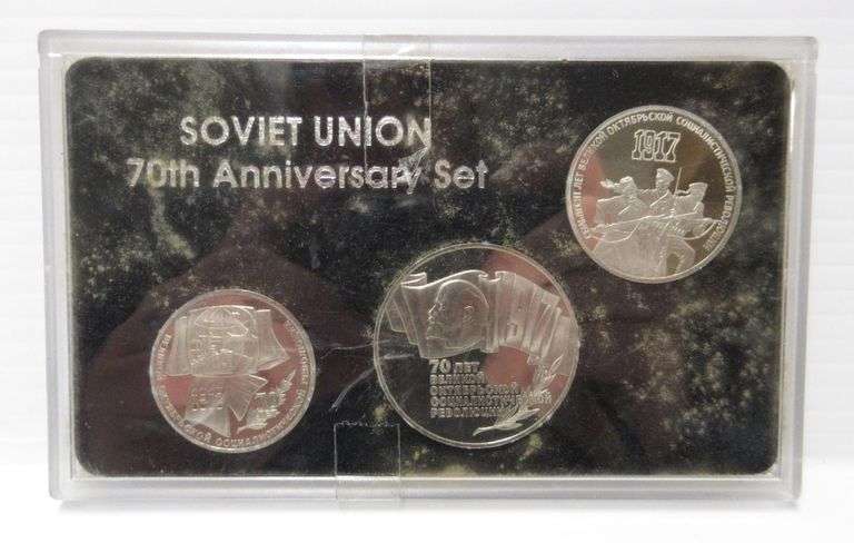 1987 Soviet Union 70th Anniversary set, rare - Albrecht Auction Service