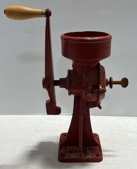 Older C.S. Bell Model No. 2, hand cranked Grist Mill, 19"H - Albrecht ...