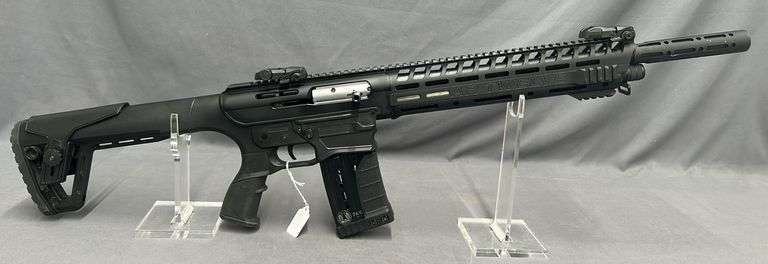 Panzer Arms AR Twelve, 12-Gauge, 3" Magnum, Semi Auto Mag Fed with Flip ...