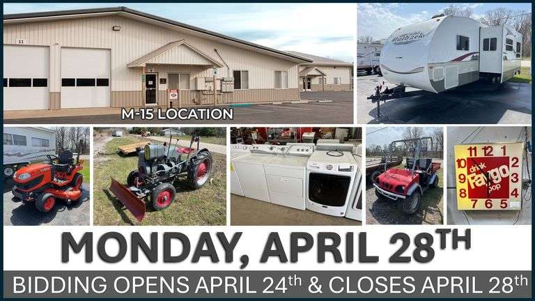 April 28th (Monday) M-15 Online Consignment - Albrecht Auction Service