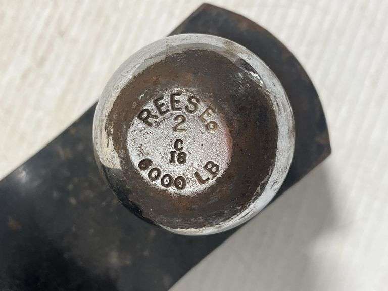 Reese 2" hitch, 2" reese ball, 3 1/2" drop with pin and key, used, has ...
