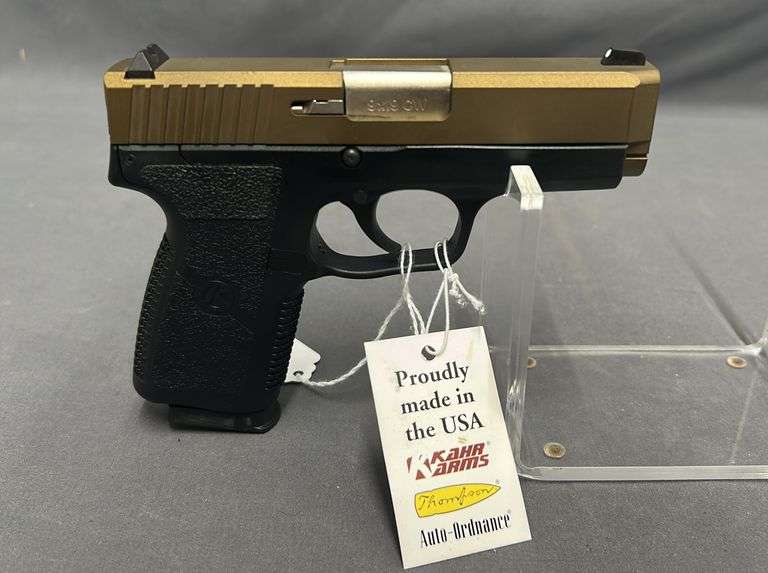 Kahr CW9, 9mm Semi-Auto Pistol, with 7-Round Mag and Bronze Finish ...