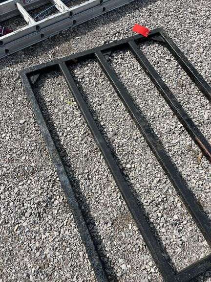 Heavy duty gate, 10.6'L, good - Albrecht Auction Service