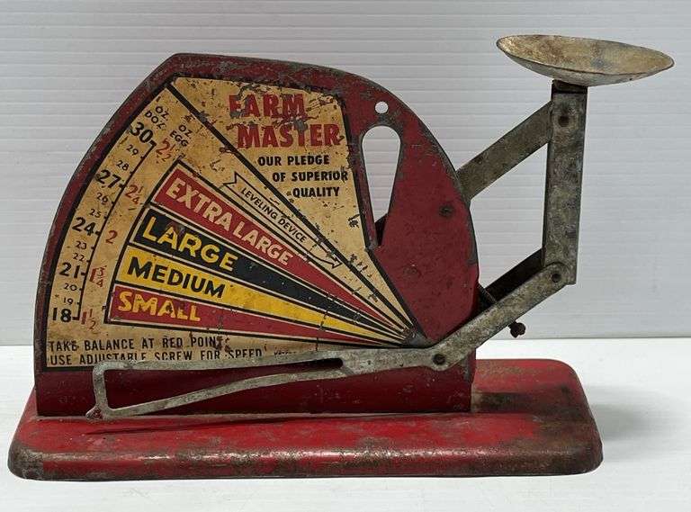 Farm Master for weighing eggs, 8"W, used - Albrecht Auction Service