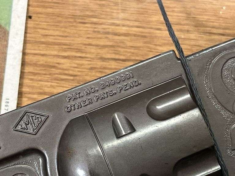 1959 Cody Colt cap gun with original box, comes in a custom shadow box ...