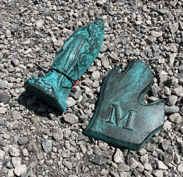 Concrete Michigan Mitten statue and Mother Mary statue, up to 12"H ...