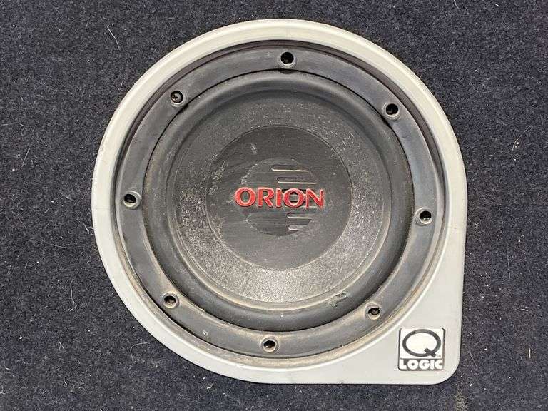 (2) Orion subwoofers in Q-Logic sealed boxes, 8", both tested and work ...