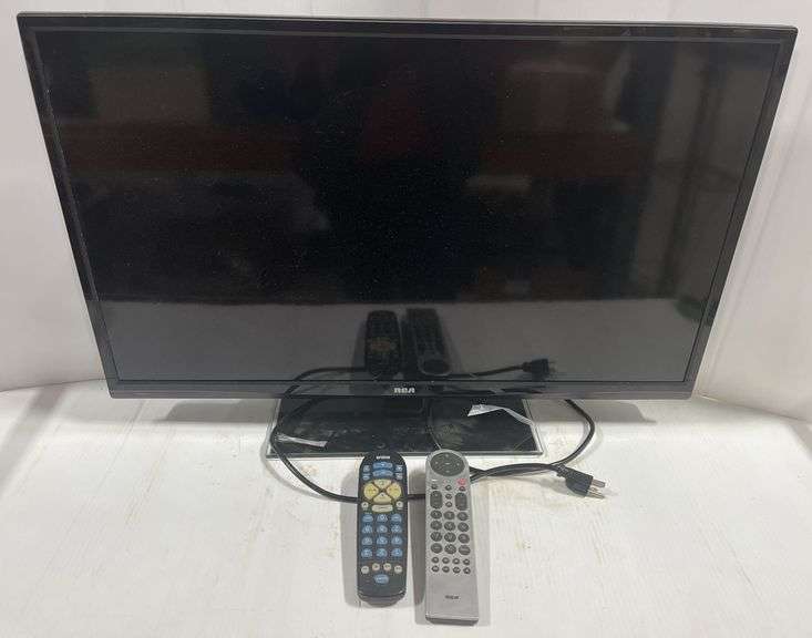 RCA Flat Screen TV with remotes, 33", works, good - Albrecht Auction ...