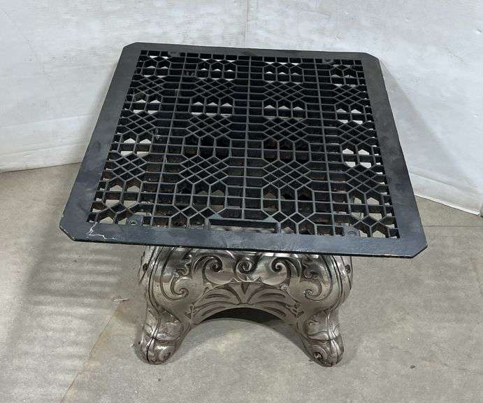 Original antique radiant stove pot belly stove base by Kalamazoo Stove ...