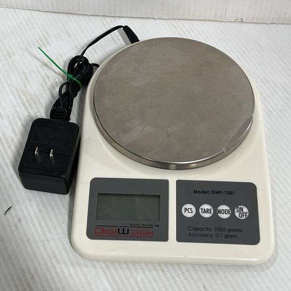 Digiweigh digital scale, DWP-1001, 6 1/2"L, great - Albrecht Auction ...