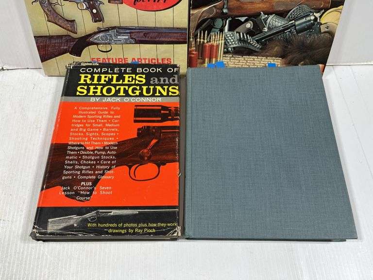 (4) Gun books, include: 1965 "Complete Book of Rifles and Shotguns ...
