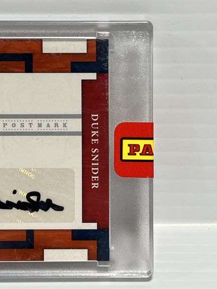 2010 Panini Century Legends collection, Duke Snider authentic autograph ...