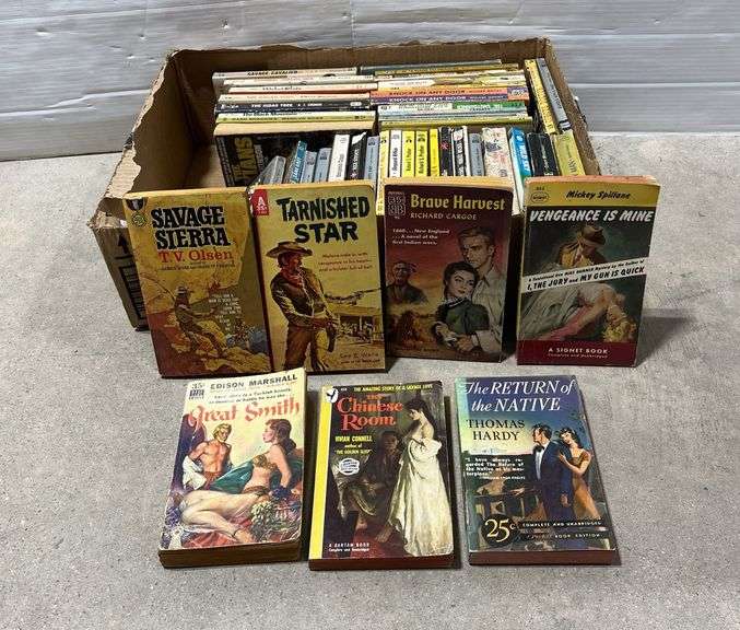 Over (40) 1940's to 1960's Pulp Fiction PB's: Perry Mason, Westerns ...