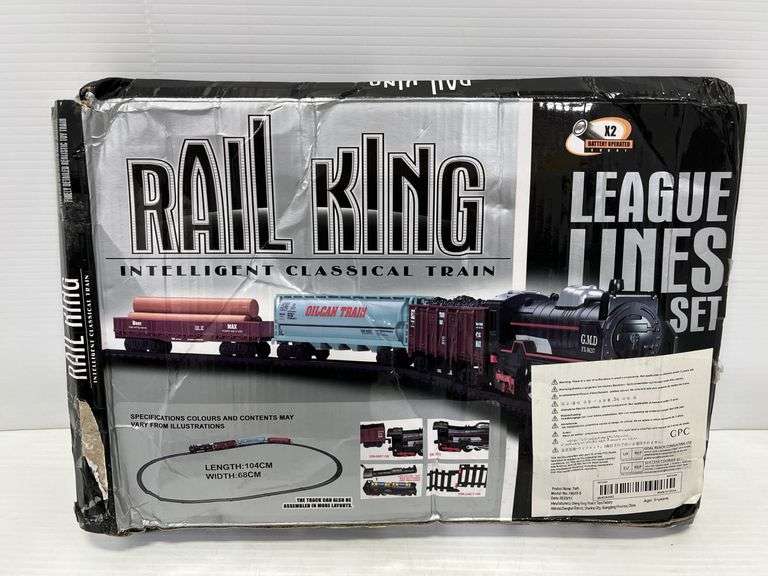Rail King intelligent classical train, trains- 5", new in box, box is ...