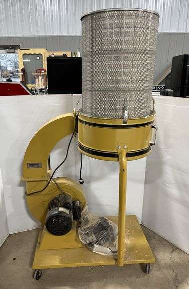 Powermatic dust collector, dual voltage motor, 1.75 HP, wired 220V ...