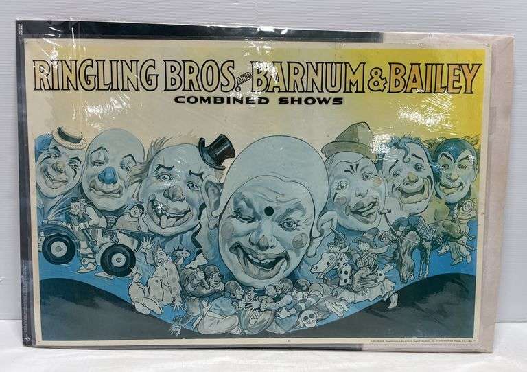 Ringling Bros. and Barnum & Bailey poster, 22" x 34" - Albrecht Auction ...
