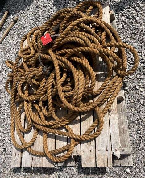 Large ropes, for use as rope or decoration - Albrecht Auction Service