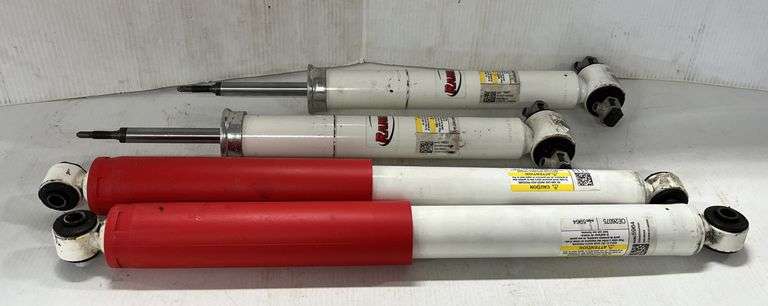 Front struts and rear shocks, Rancho takeoffs from 2021 Chevy Silverado ...
