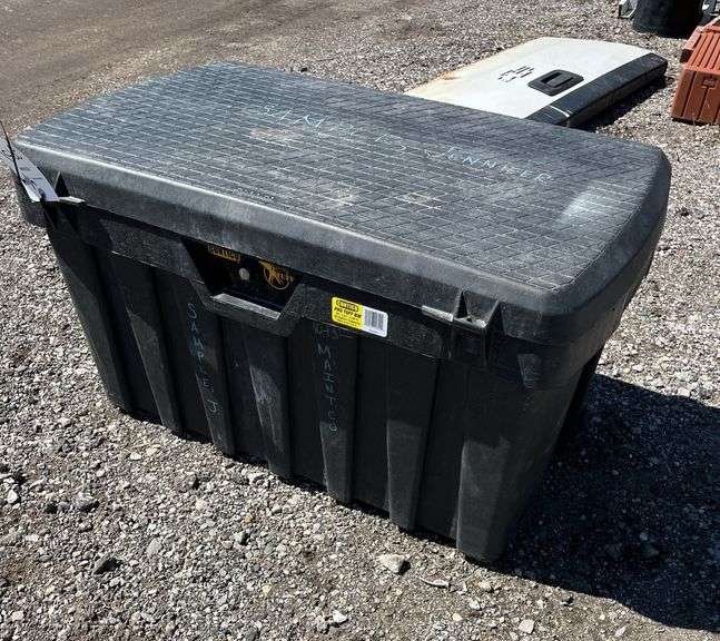 Contico Pro Tuff bin, 50-gallon, 31" x 21" x 20"H, no key, small hole ...