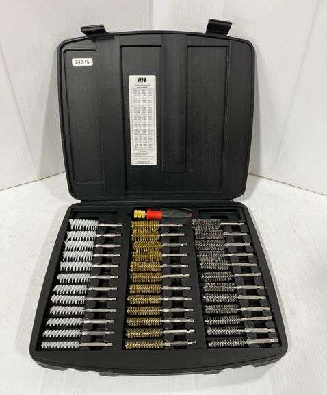 IPA (37) piece bore brush set, includes: No. 8001D, 1/2" driver, 12 ...
