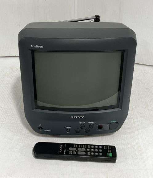 Sony Trinitron TV, model no. KV-9PT60, with remote, 9", works great ...