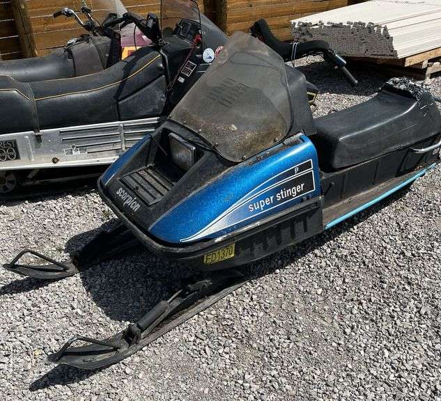 1974 Scorpion Super Stinger snowmobile, 2630 miles, does not run, has ...