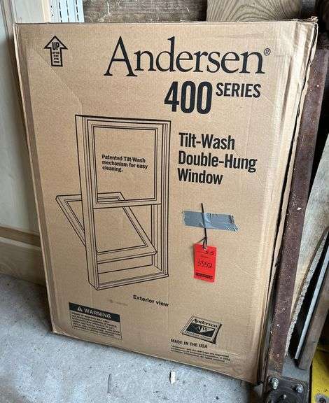 Double hung Anderson window, tilt to wash, rough opening- 30 1/8" x 41 ...