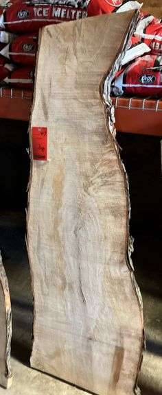 Silver maple live edge rough sawn, 12" x 23"W" x 1 1/2"Thick x 62"L ...