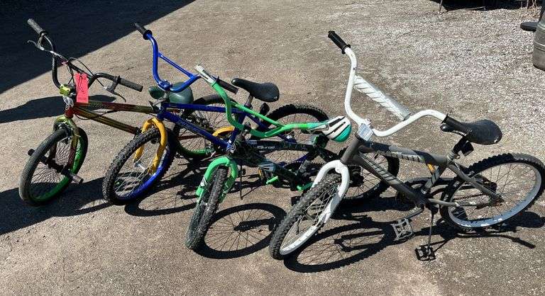 (4) Bicycles, includes: 1- Huffy Pro Thunder, 1- Pro 20 Nightmare; 1 ...