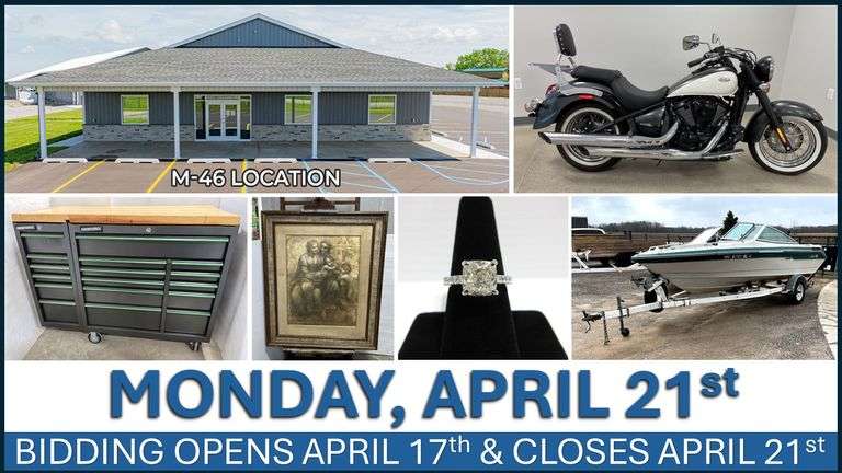 April 21st (Monday) M-46 Online Consignment - Albrecht Auction Service