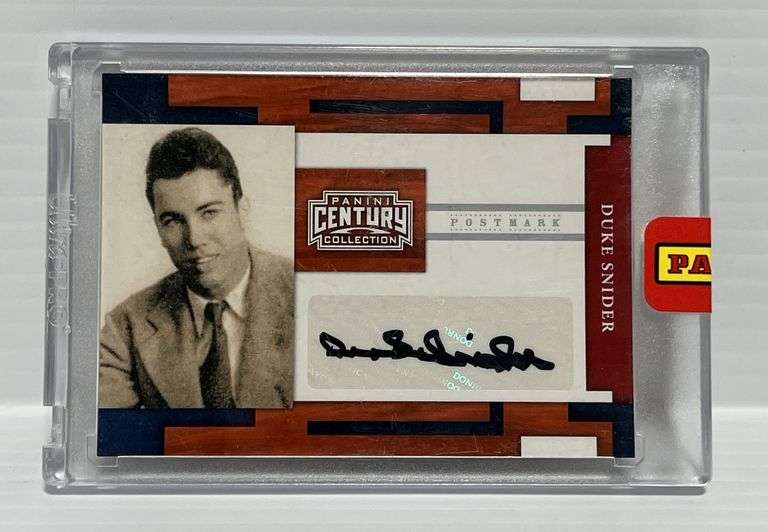 2010 Panini Century Legends collection, Duke Snider authentic autograph ...